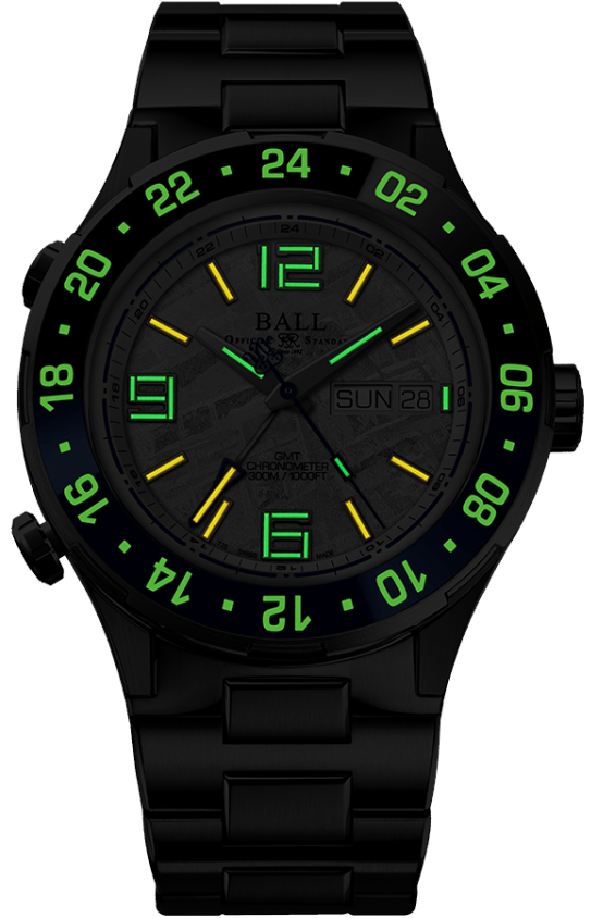 Ball Watch Company Roadmaster Marine GMT Meteorite Limited Edition ...
