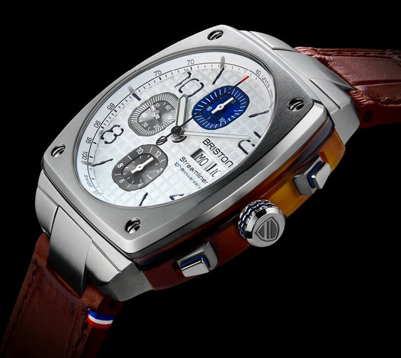 Briston Watch Streamliner Urban 10th Anniversary White Limited Edition ...