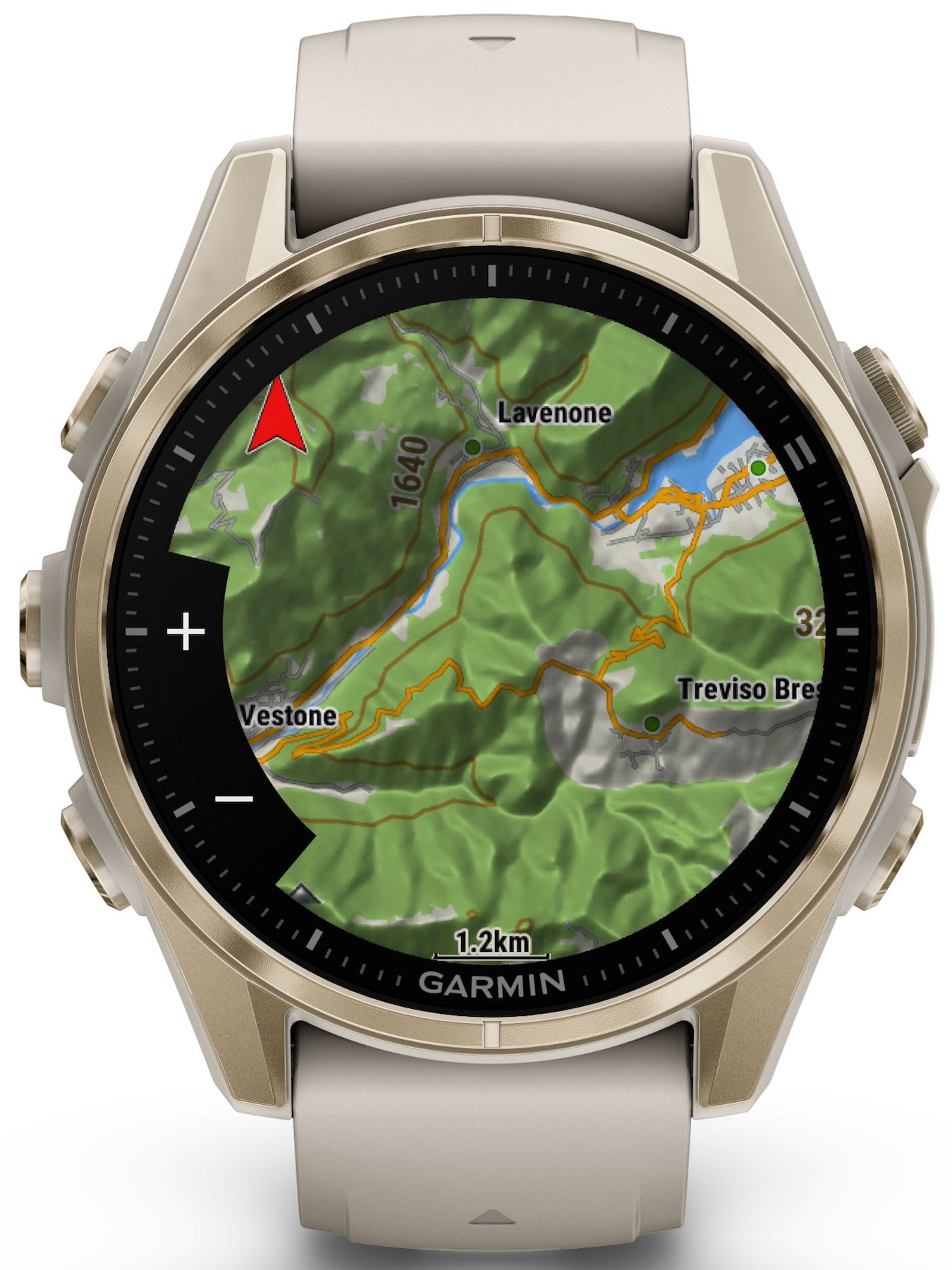 Garmin Fenix 8 43mm Sapphire AMOLED Soft Gold Fog Grey Watch 010-02903 ...