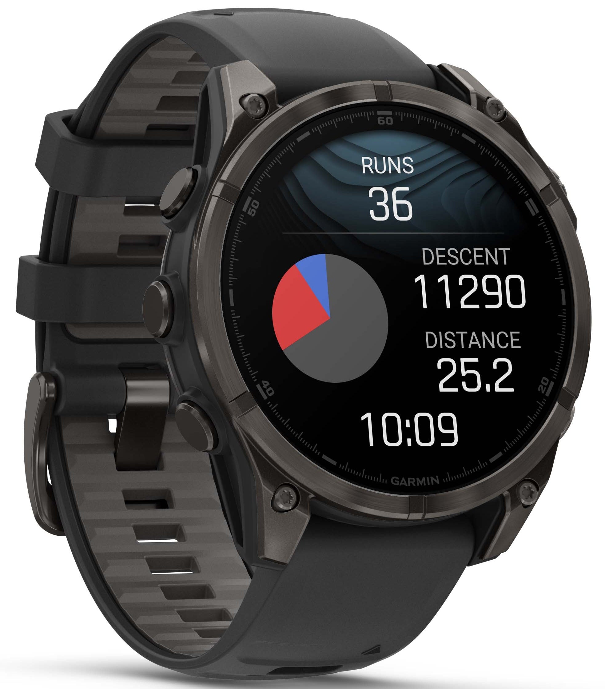 Garmin Fenix 8 47mm Sapphire AMOLED Carbon Grey DLC titanium Black ...