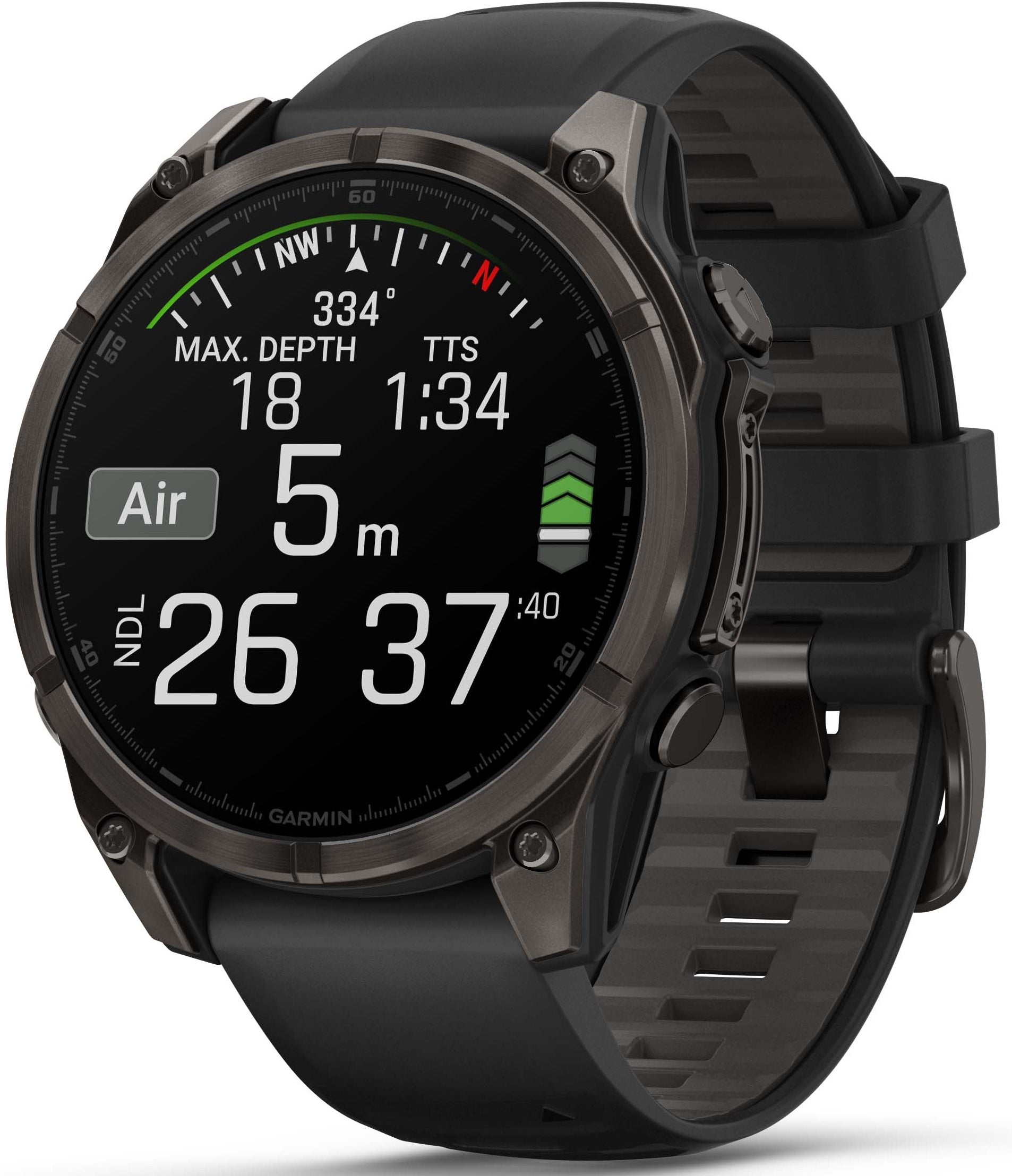 Garmin Fenix 8 47mm Sapphire AMOLED Carbon Grey DLC Titanium Black Garmin Fenix 8 47mm Sapphire AMOLED Carbon Grey DLC Titanium Black