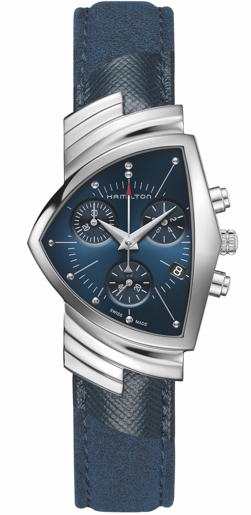 Hamilton Ventura Blue Chronograph Watch H24432941 Watch | Jura Watches