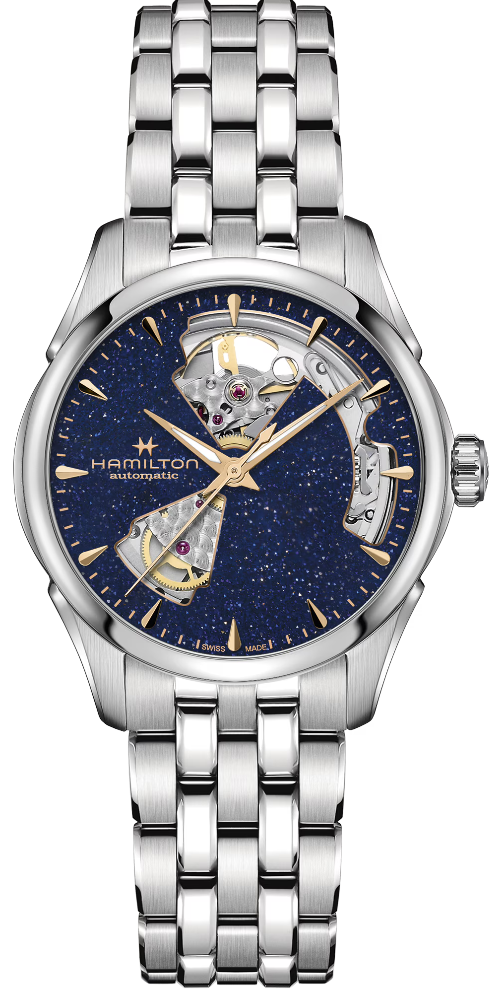 Hamilton Jazzmaster Open Heart Lady Auto 36mm Watch H32215142 Watch ...