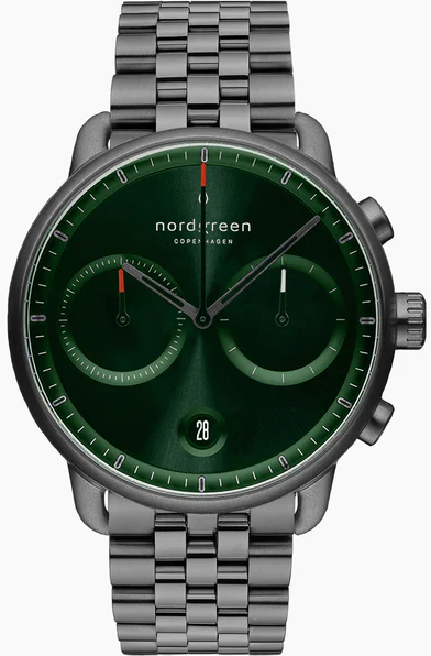 Nordgreen Pioneer Green Sunray PI42GM5LGUGS Watch | Jura Watches