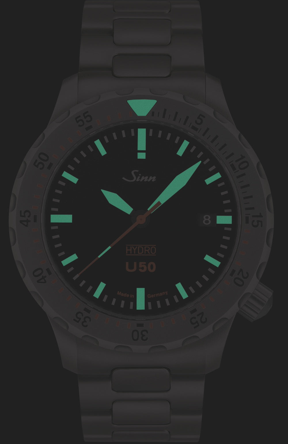Sinn U50 Hydro Silicone White Watch 1051.010 Silicone White Watch | Jura Watches
