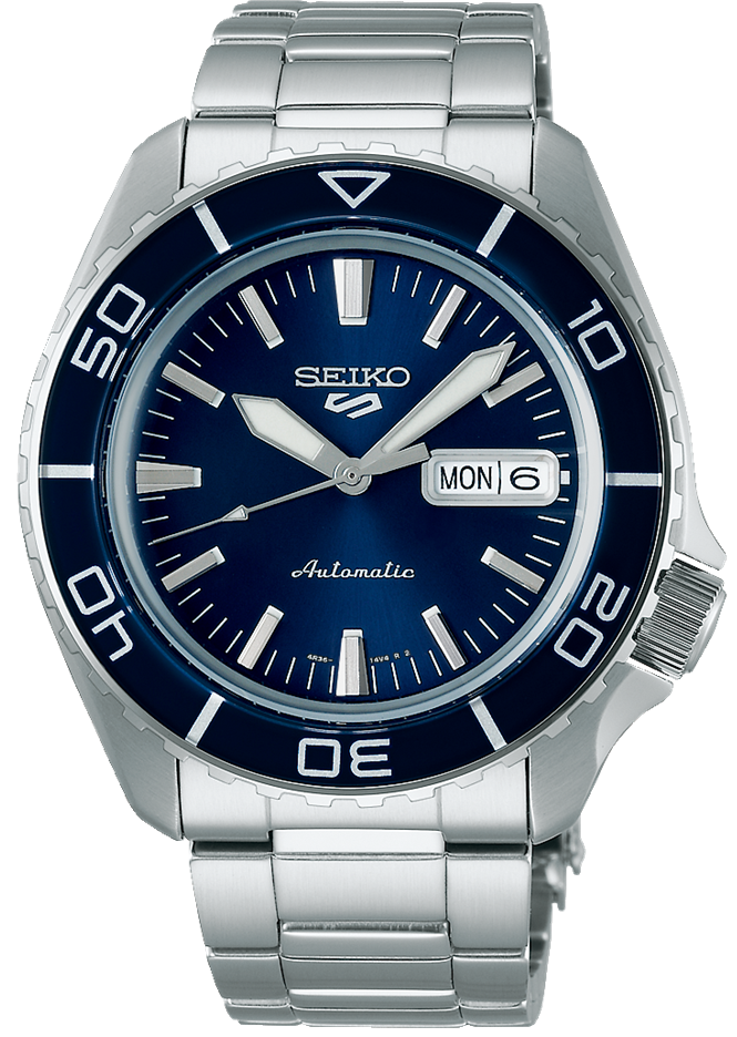 Buy Seiko 5 Sport SKX Bluetone Redux Watch with crypto