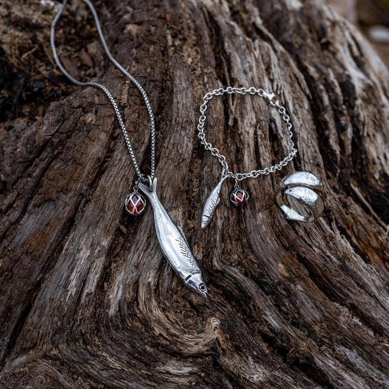 Sterling Silver Amber Emma Stothard Silver Darling 10mm Float Charm ...