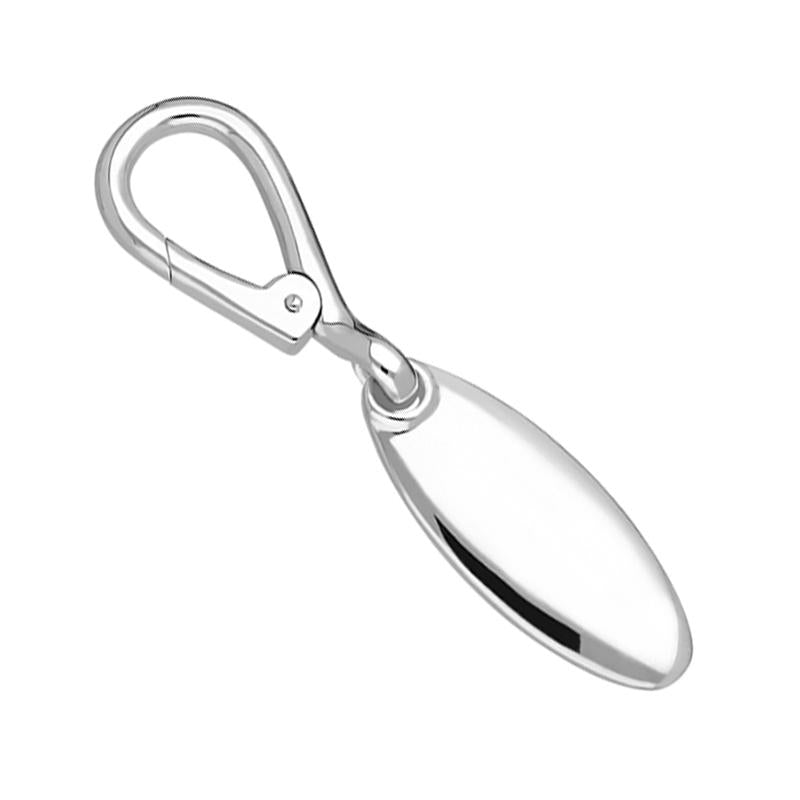 Sterling Silver Lozenge Shape Keyring G144 Keyring | Jura Watches
