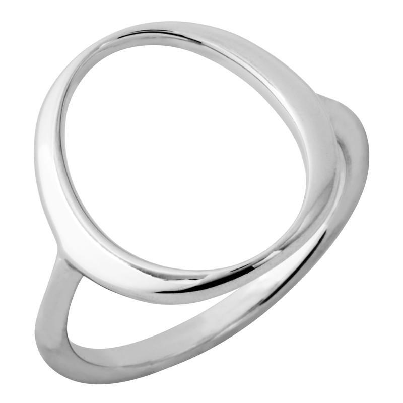 Sterling Silver Open Circle Infinity Ring Supplier: Art Event Ring ...