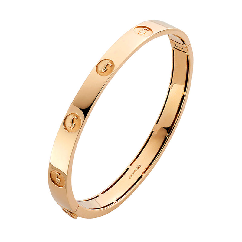 Clogau Tree of Life 1854 18ct Gold Insignia Bangle 1854TOLMNBG Bangle ...