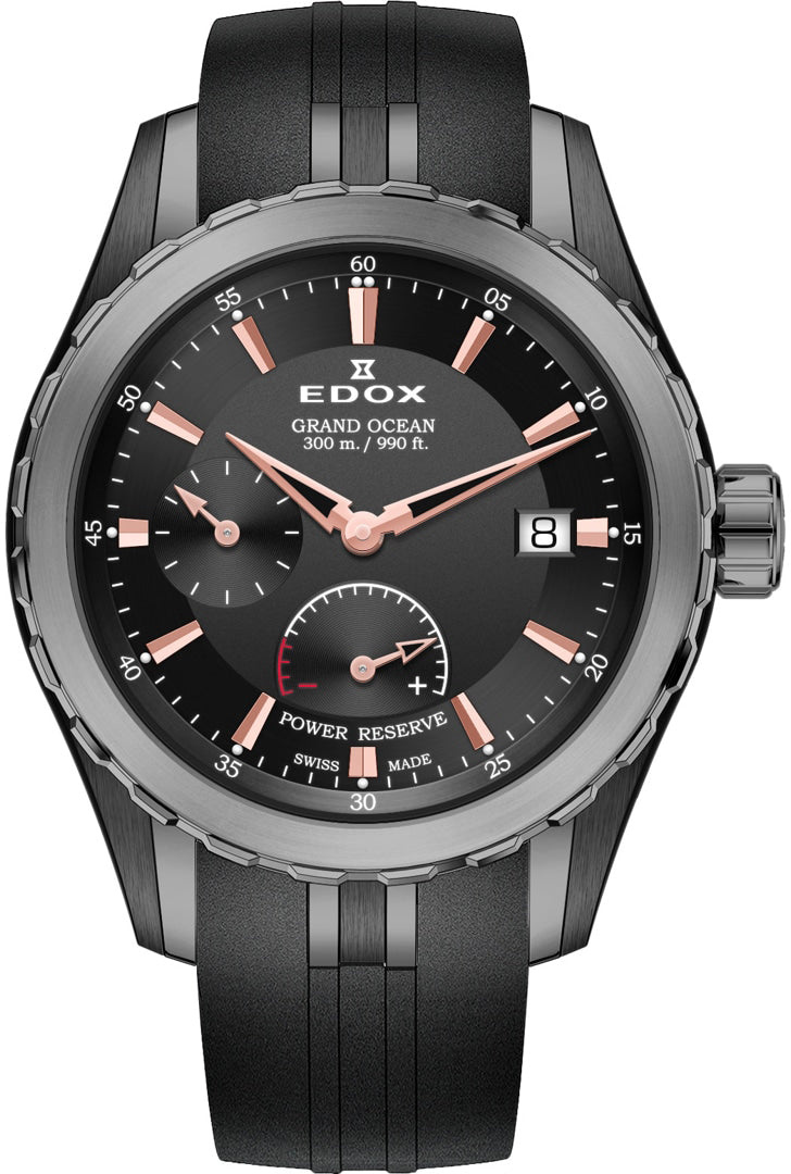 Edox Grand Ocean Power Reserve Small Second 94500 357GNCA NIR Watch ...