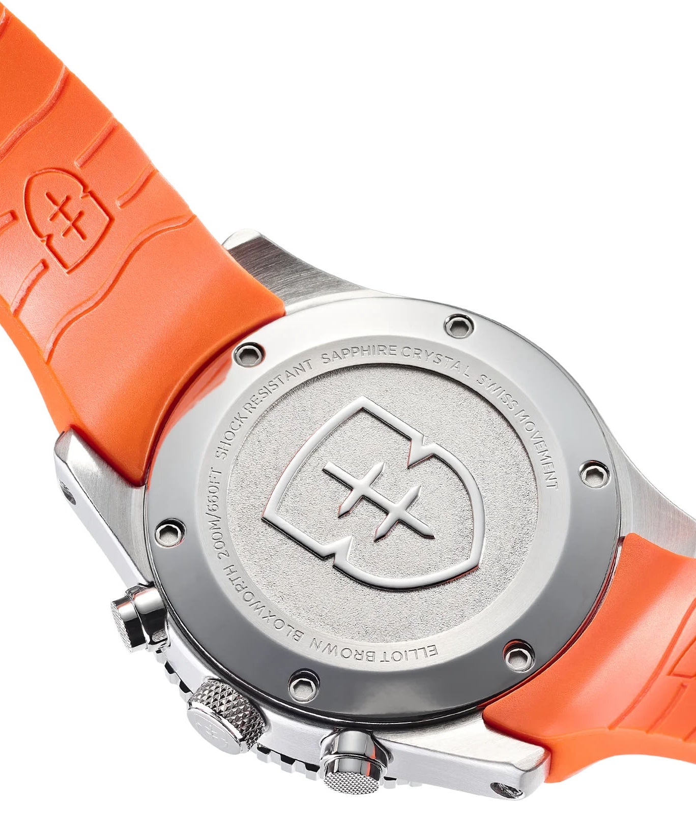 Elliot Brown Bloxworth Chrono Black Orange Rubber 929-019-R05 Watch ...