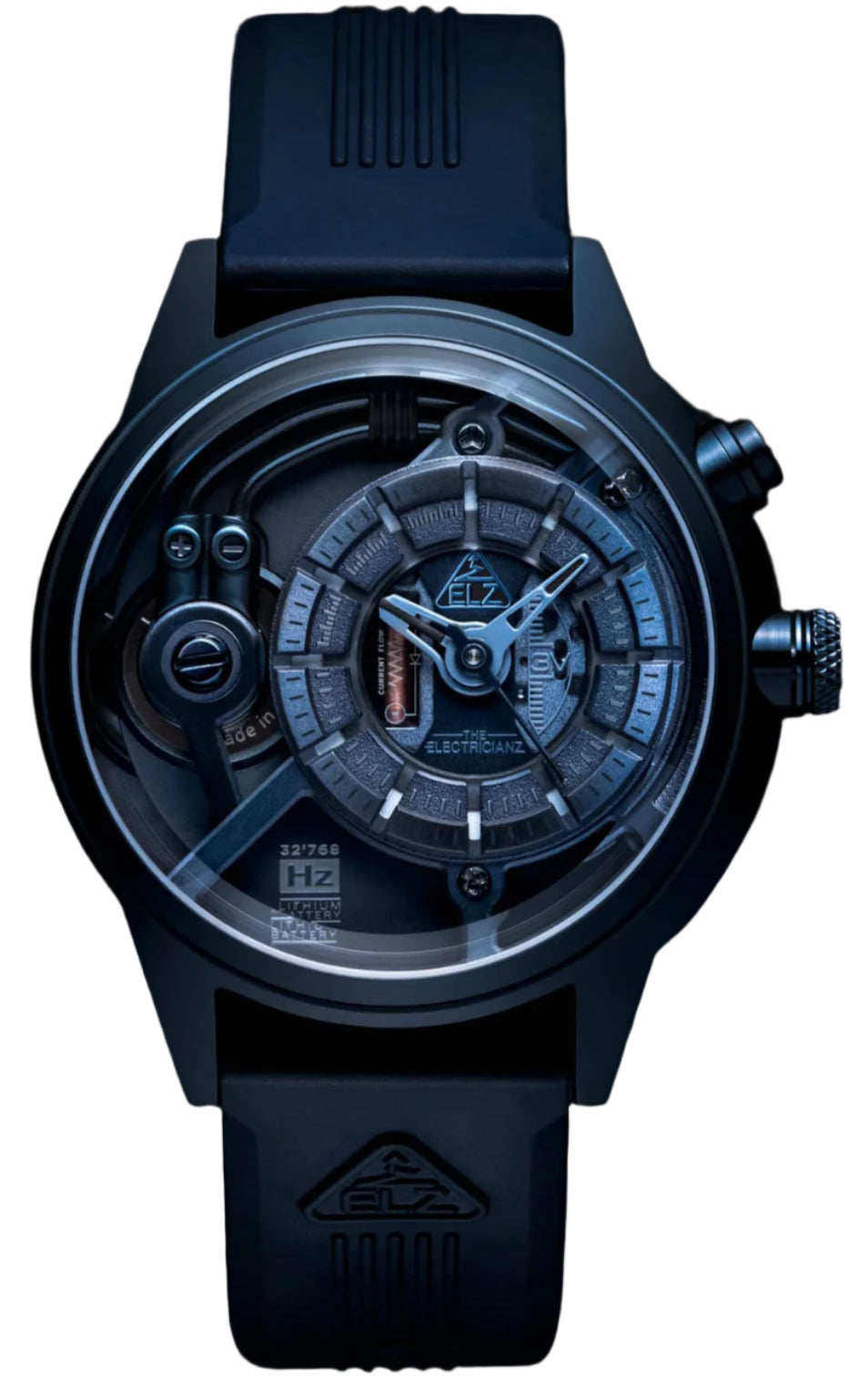 Electricianz The Blue Z Rubber Band ZZ-A4C/03-CRB Watch | Jura Watches