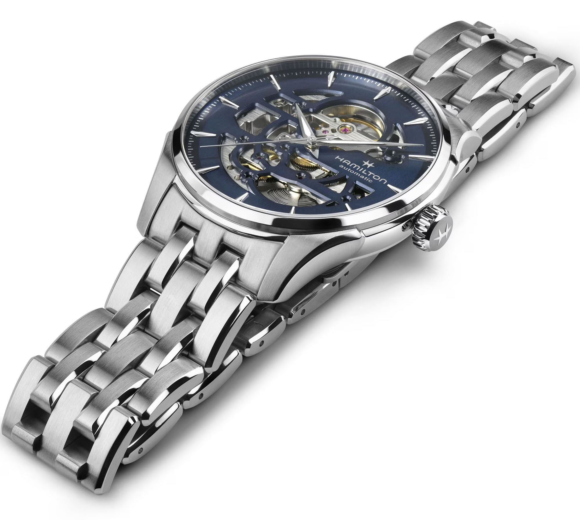 Hamilton Jazzmaster Skeleton Mens H42535141 Watch | Jura Watches