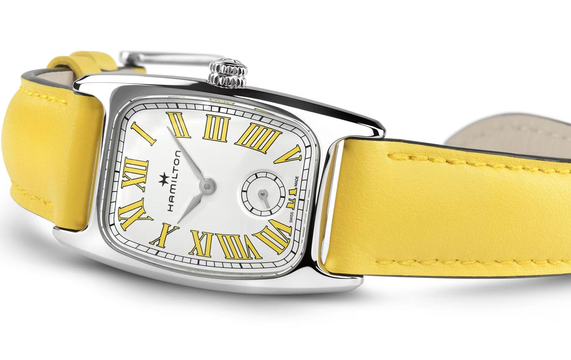 Hamilton Watch American Classic Boulton Small Second Yellow H13321812 ...