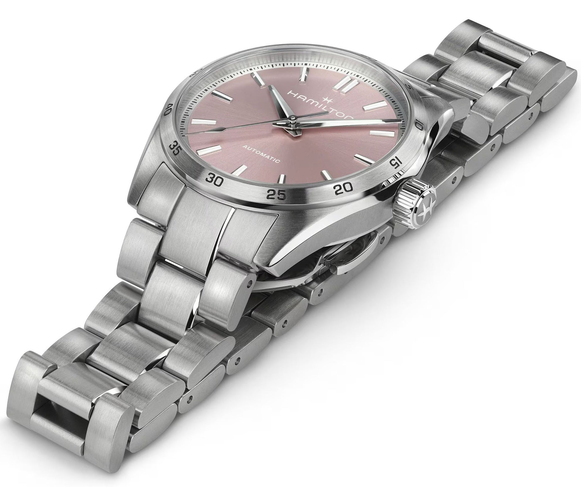 Hamilton Jazzmaster Performer Automatic Rose Watch H36105171 Watch ...