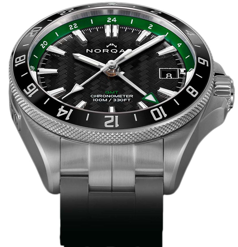 Norqain Watch Adventure Neverest GMT Rubber NN1100SC1CG/BE111/15BEN.20S ...