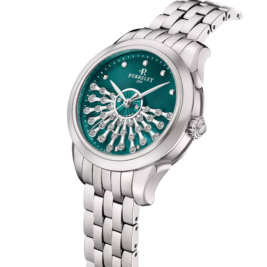 Perrelet Josephine Vert Imperial Watch Pre-Order A2071/D Watch | Jura ...