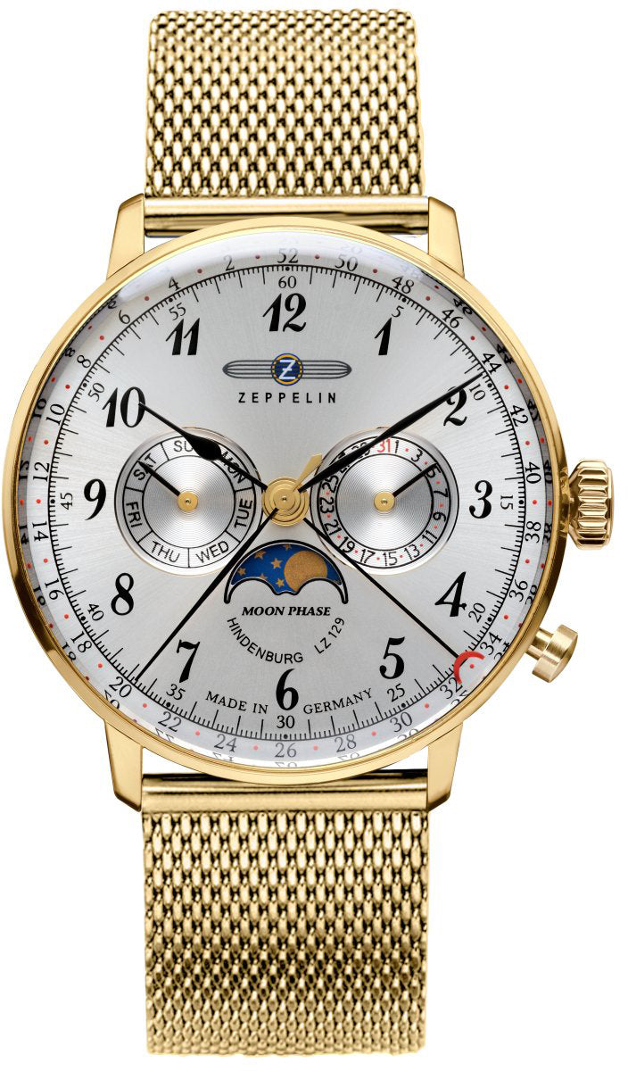 Zeppelin LZ 129 Hindenburg Moonphase Mens Watch 7038M1 Watch | Jura Watches