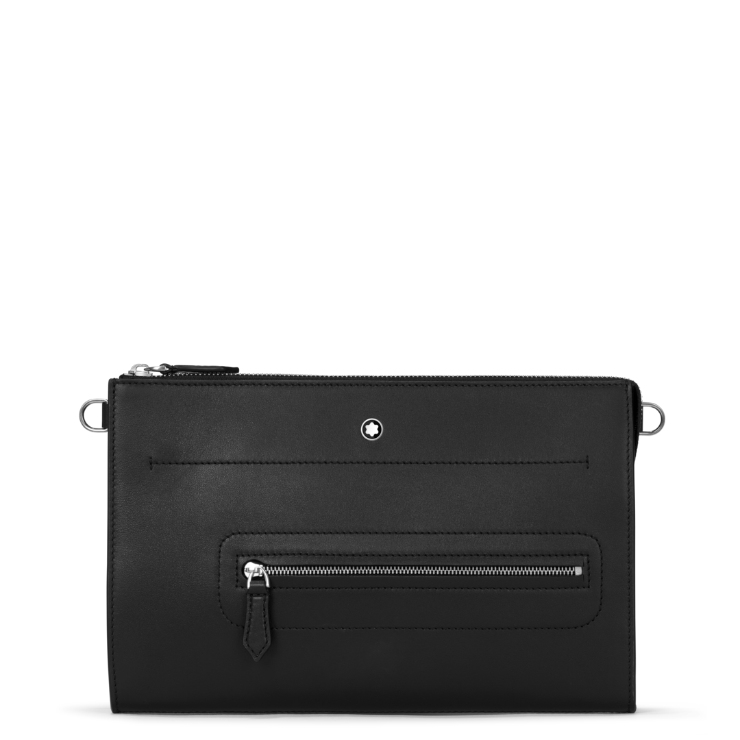 Montblanc Meisterstuck Selection Soft Clutch Black D 130047 Travel Bag ...