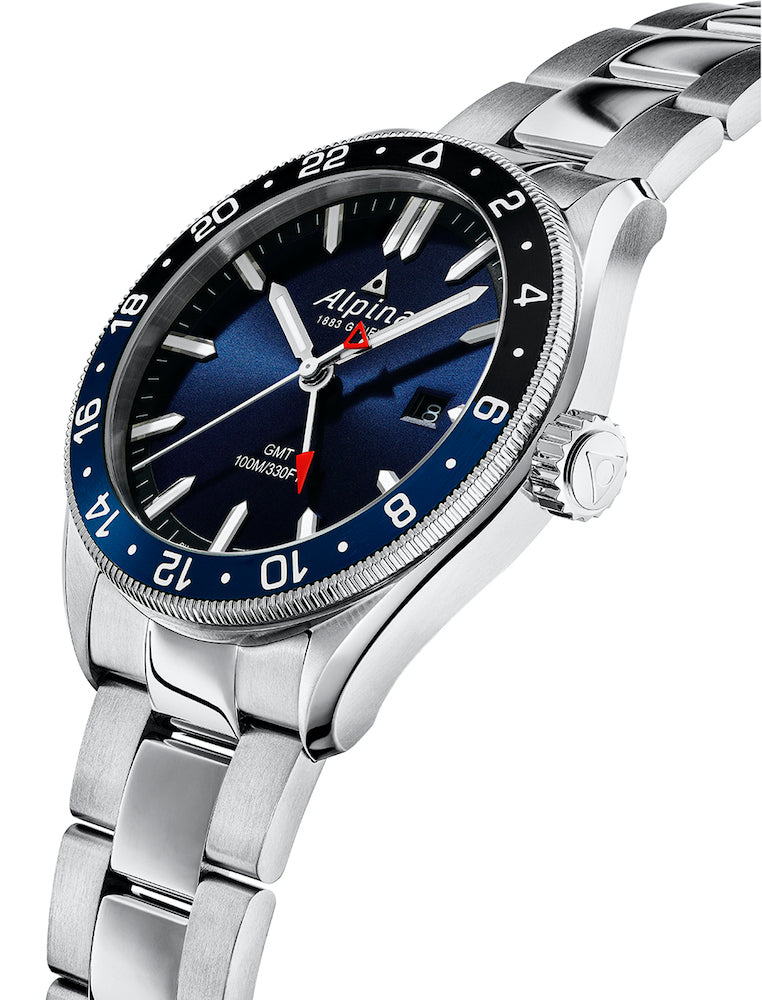 Alpina Watch Alpiner Quartz GMT AL-247NB4E6B Watch | Jura Watches