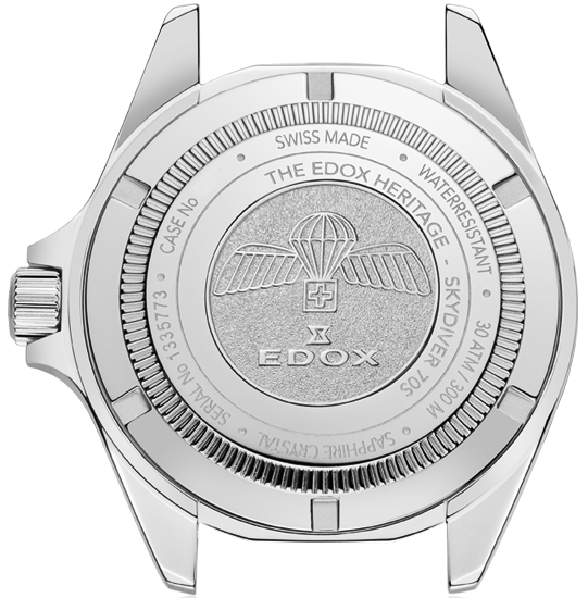 Edox Watch Skydiver 70's Automatic 3 Hands 80115 3N1M NN Watch | Jura ...