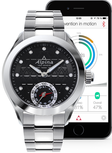 Alpina Watch Horological Smartwatch Motion X Quartz AL-285BTD3C6B Watch ...