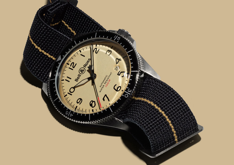 Bell & Ross Watch Vintage BR V2-92 Military Beige BRV292-BEI-ST/SF ...