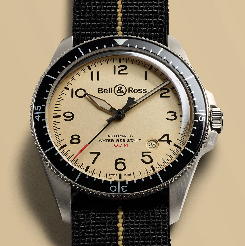 Bell & Ross Watch Vintage BR V2-92 Military Beige BRV292-BEI-ST/SF ...