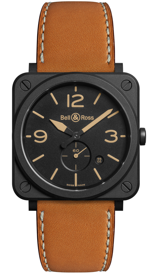 Bell & Ross Watch BRS Heritage Quartz BRS-HERI-CEM Watch | Jura Watches
