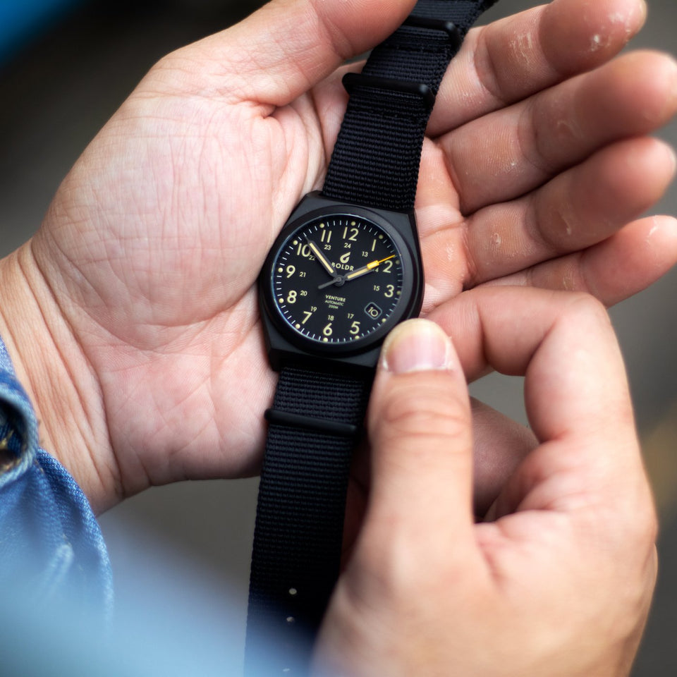 Boldr Watch Venture Black Dawn D Venture Black Dawn Watch | Jura Watches