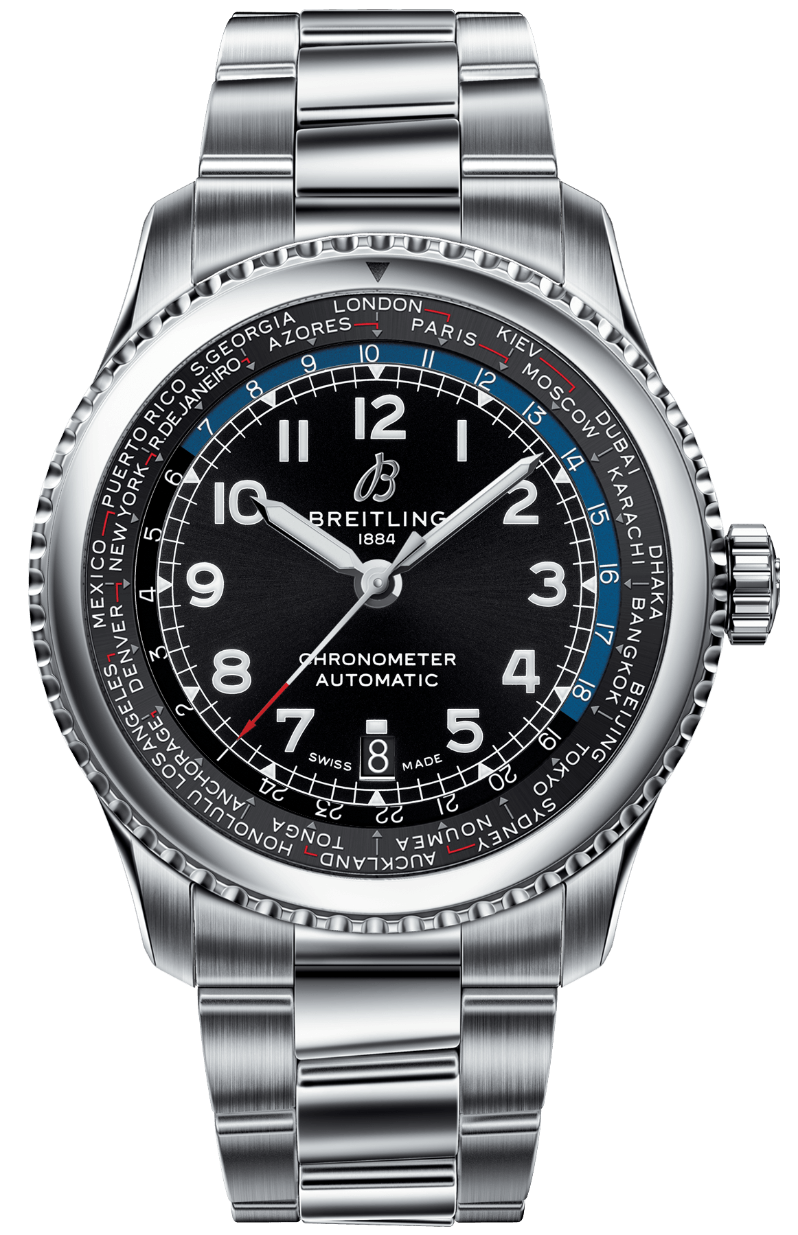 Breitling Watch Navitimer 8 B35 Unitime 43 AB3521U41B1A1 Watch | Jura Watches
