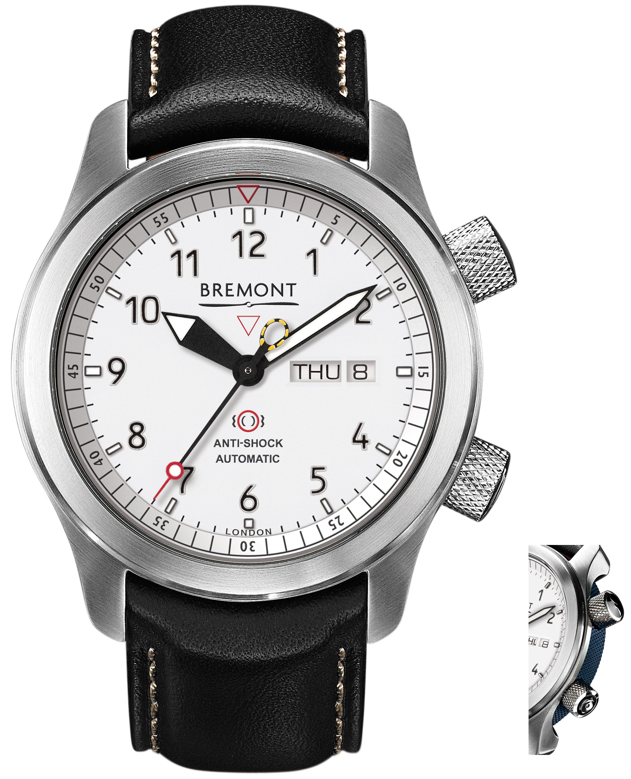 Bremont Watch Martin Baker MBII White Blue D MBll-WH/BL/R Watch | Jura ...