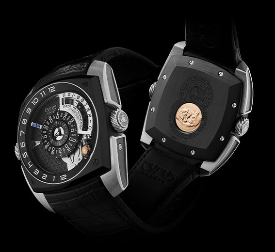 Cyrus Klepcys Titanium DLC White Gold Moon Limited Edition Watch 539. ...