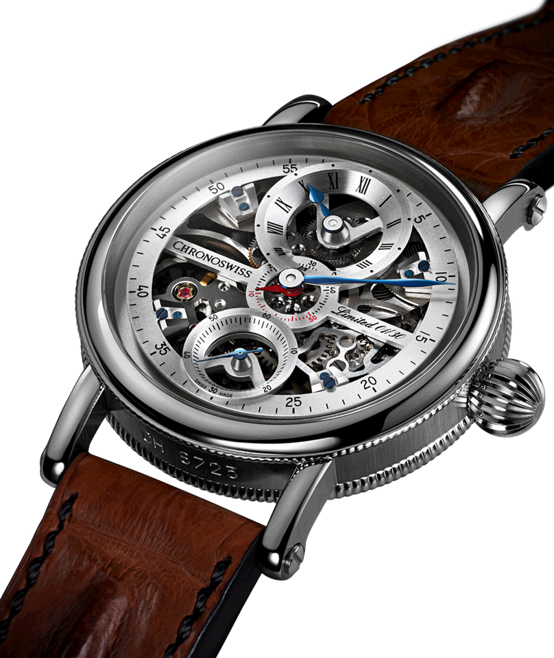 Chronoswiss Watch Flying Grand Regulator Skeleton CH-6723S-SISI Watch | Jura Watches