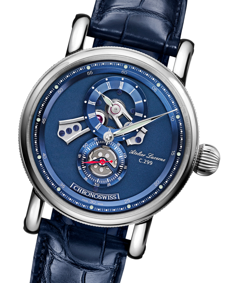 Chronoswiss Watch Flying Regulator Open Gear CH-8753-BLBL Watch | Jura Watches