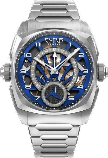 Cyrus Klepcys GMT Ocean Blue Bracelet Limited Edition Watch 539.507.TTM ...