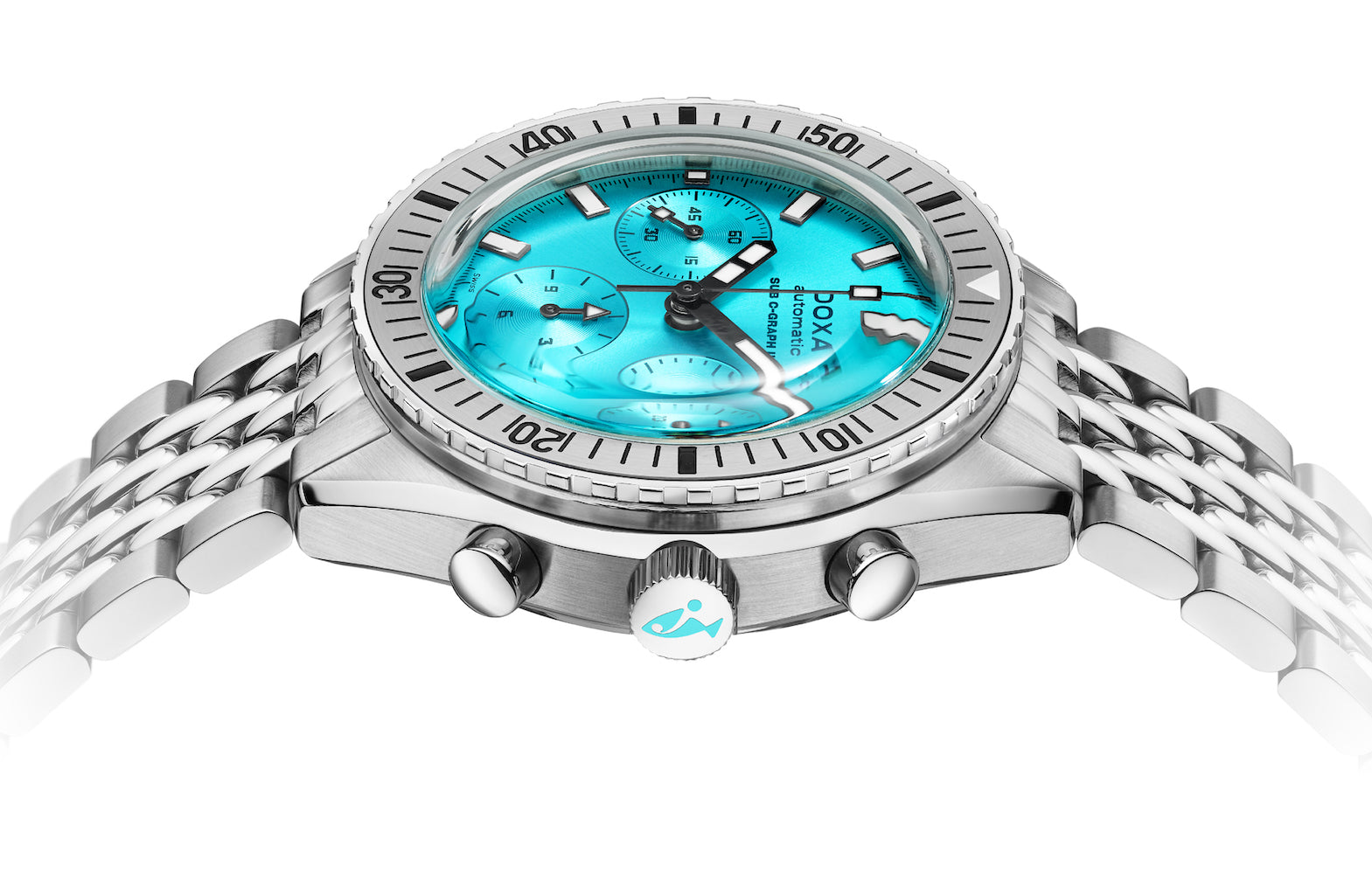 Doxa Sub 200 C-Graph II Aquamarine Bracelet Watch 797.10.241.10 Watch ...