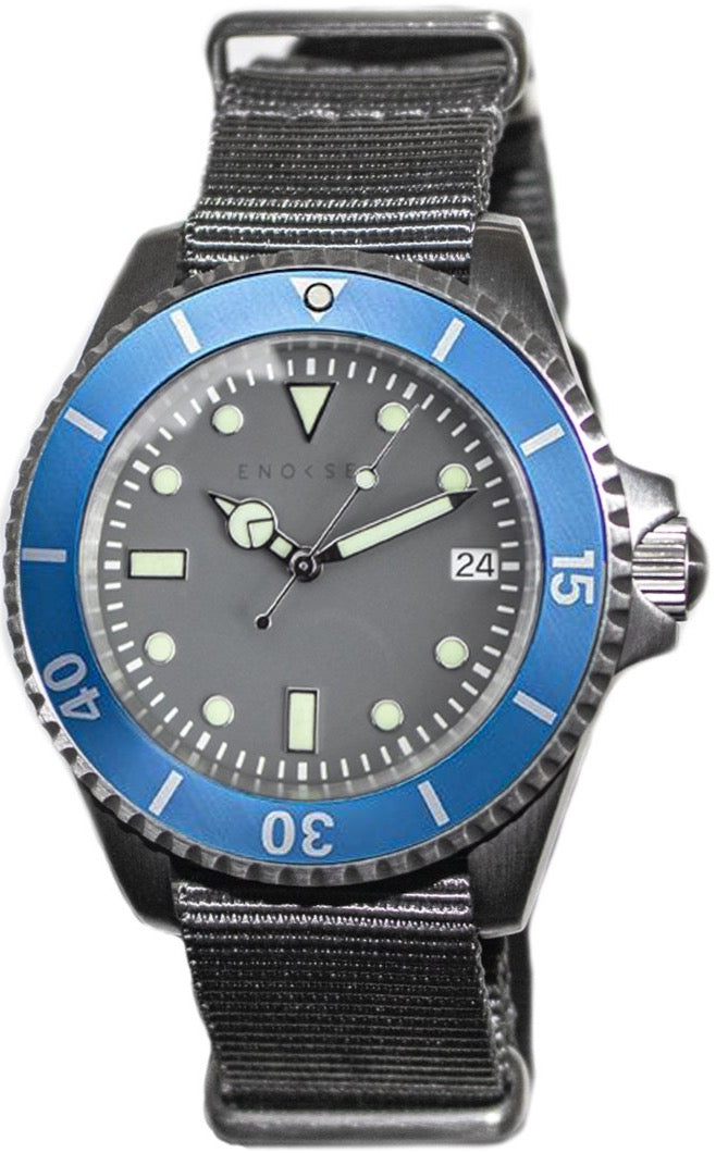 Enoksen Watch Dive Tennis Mikael Pernfors x Enoksen Watch Dive E02/C ...