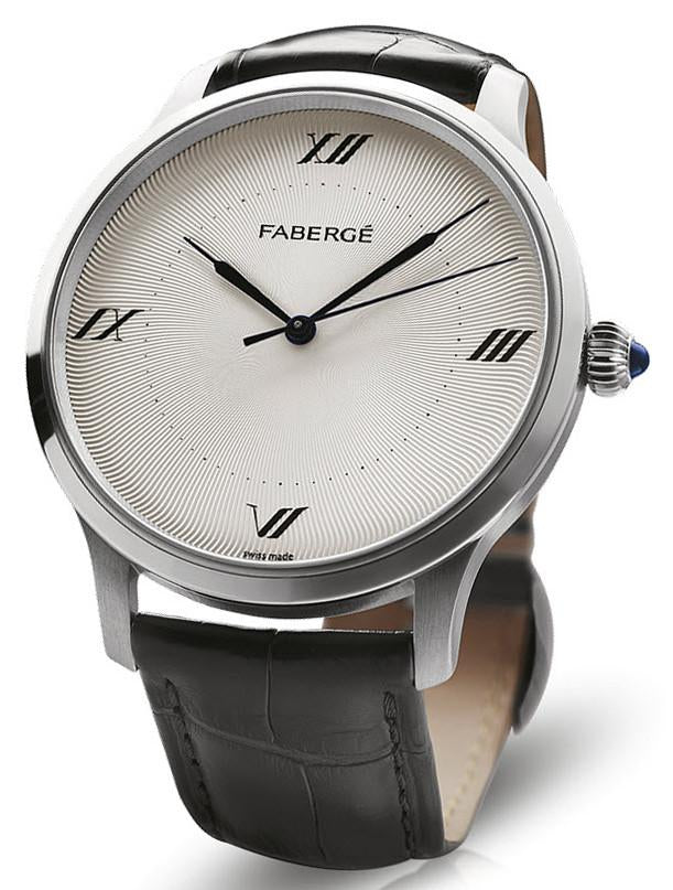 Faberge Alexei White Gold and Four Numerals Watch | Jura Watches
