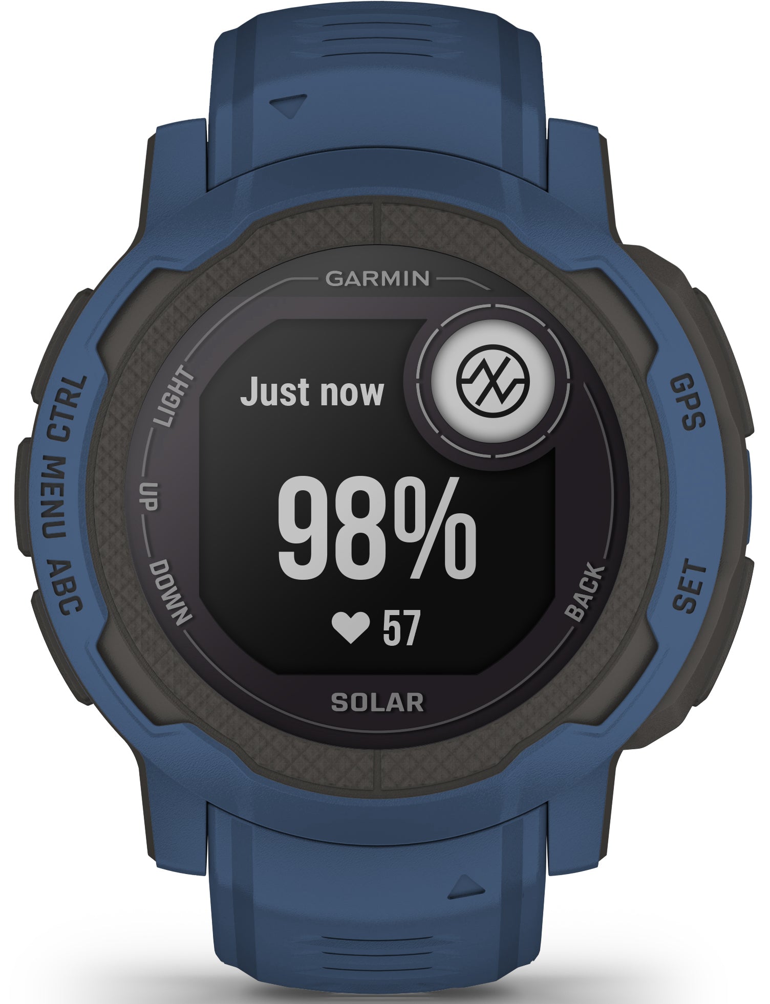 Garmin Watch Instinct 2 Solar GPS Tidal Blue Smartwatch 010-02627-06 ...