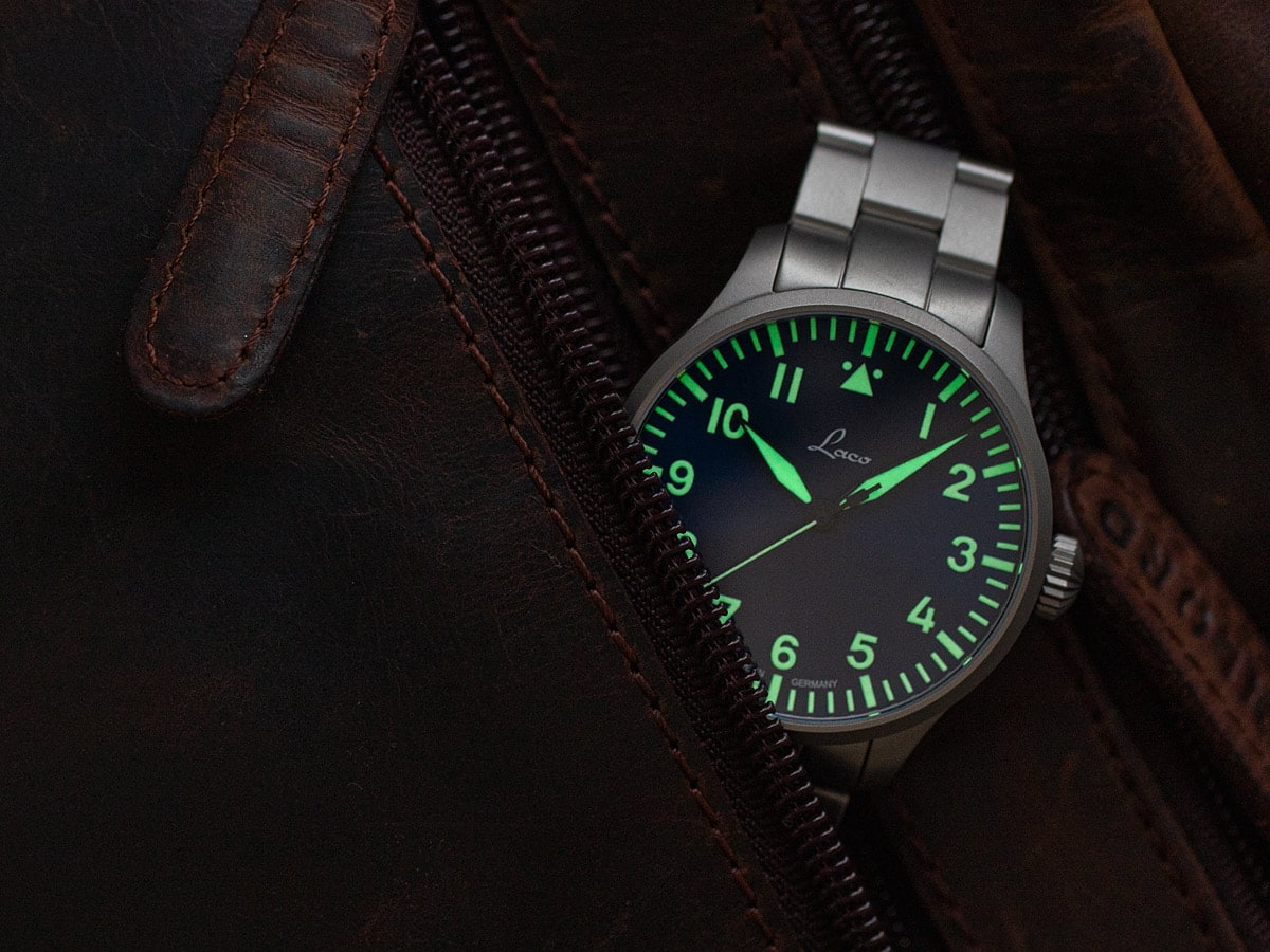 Laco Pilot Basic Augsburg Blue Hour Bracelet 862102.MB Watch | Jura Watches