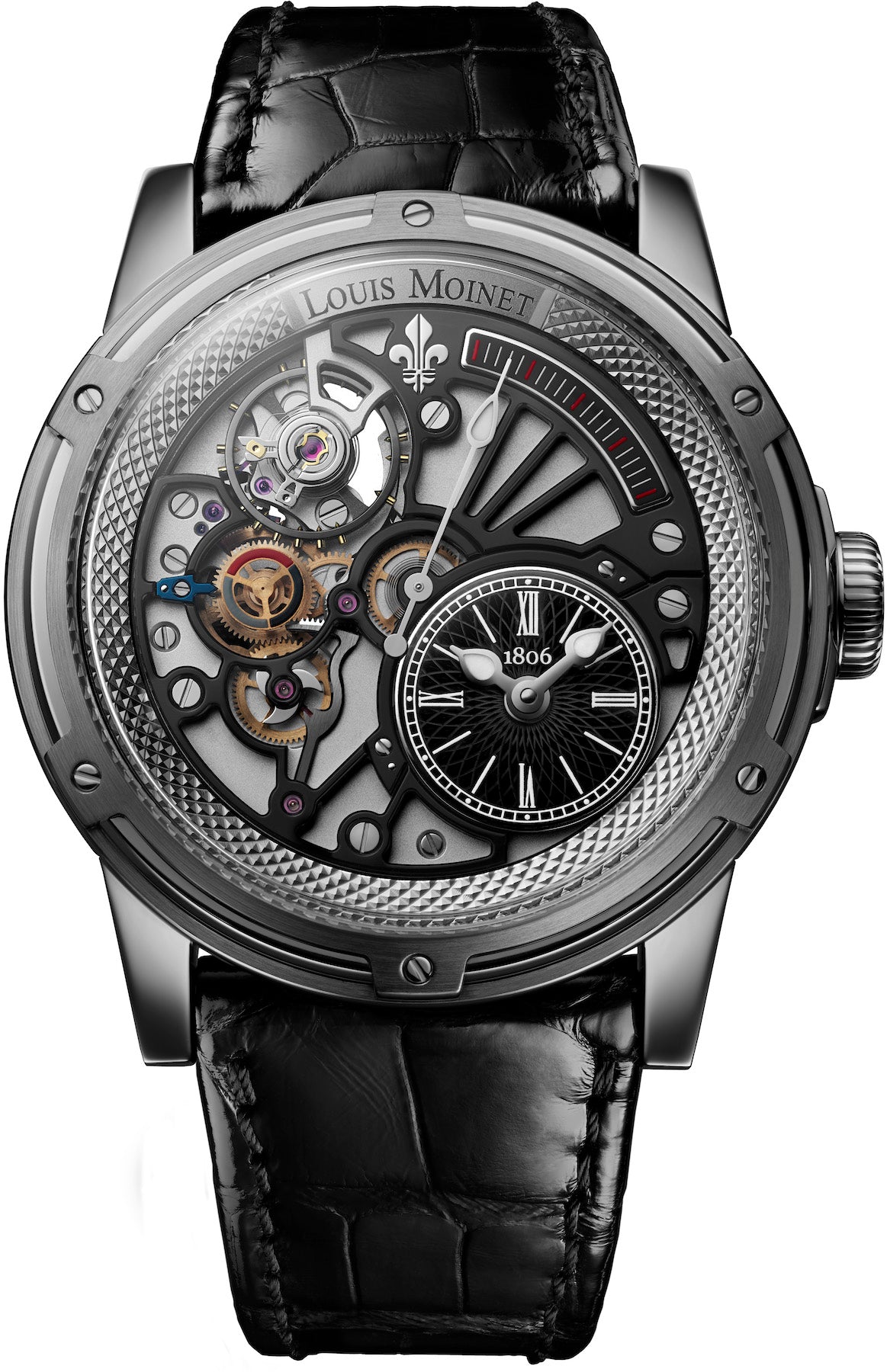 Louis Moinet Watch Tempograph Chrome LM-50.70.50 WB Watch | Jura Watches