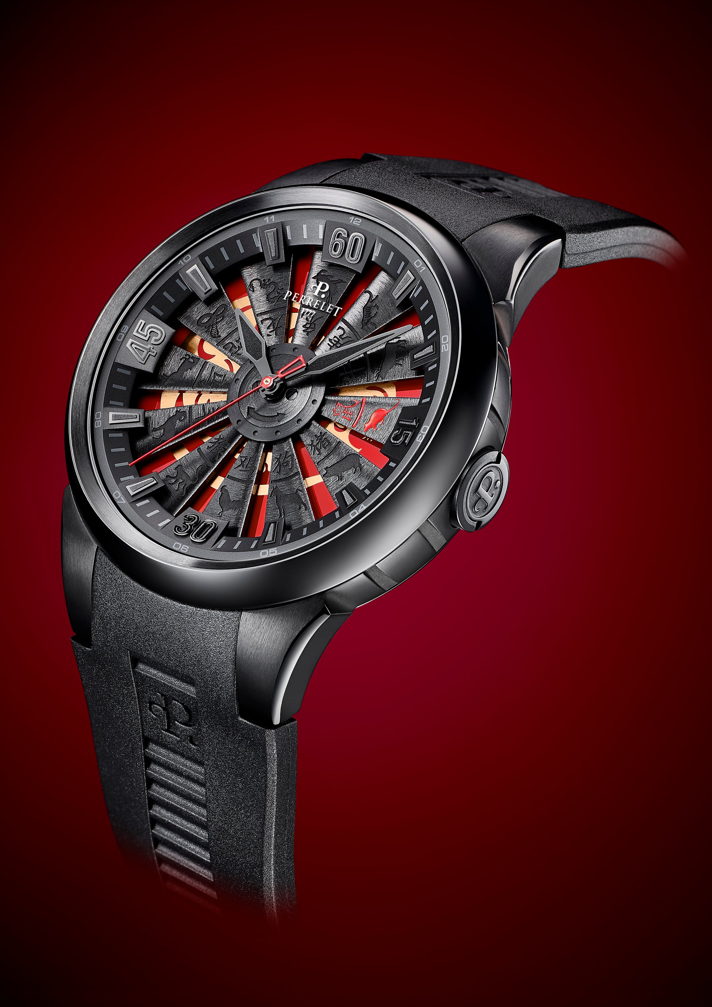 Perrelet Watch Turbine Rat Limited Edition A1097/3 Watch | Jura Watches