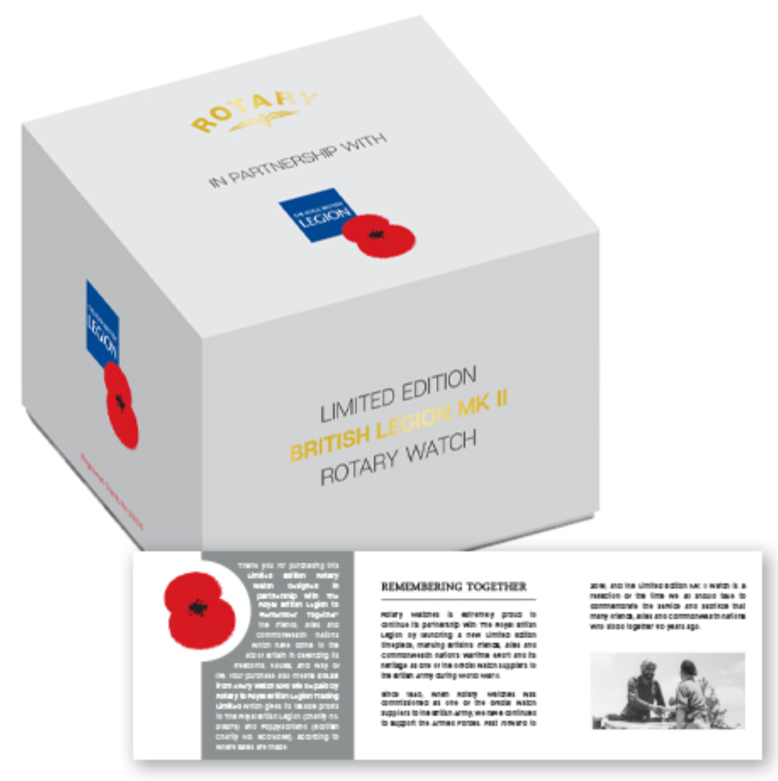 Rotary Watch Poppy Limited Edition BRITISHLEGION2 Watch | Jura Watches