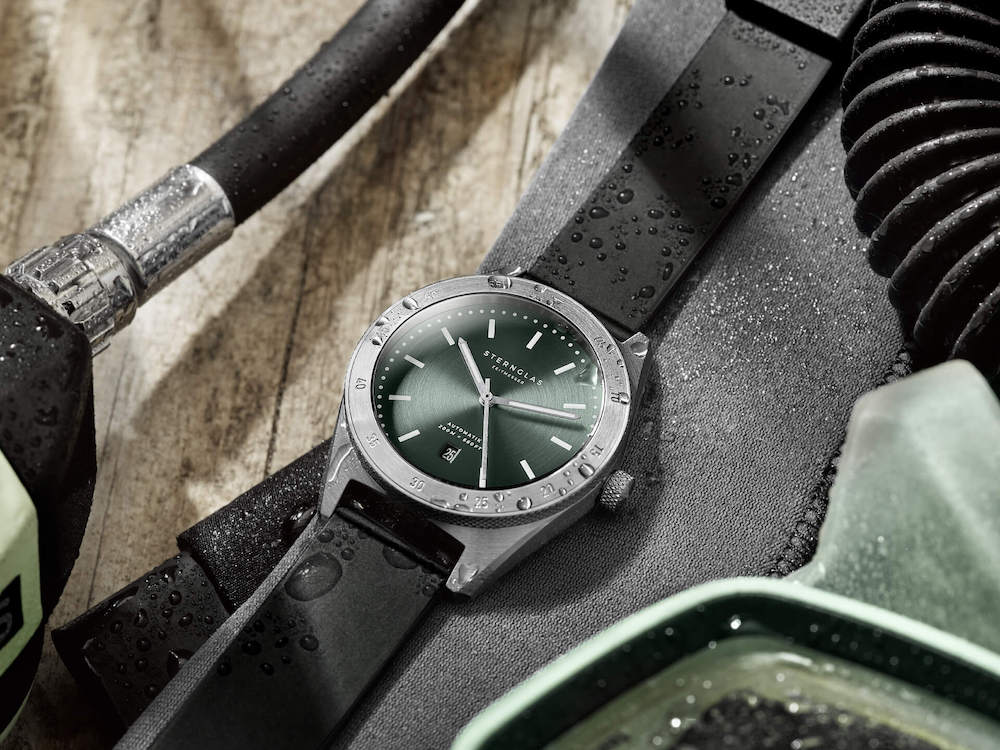 Sternglas Watch Marus Automatic Green Rubber S02-MA09-KA01 Watch | Jura ...