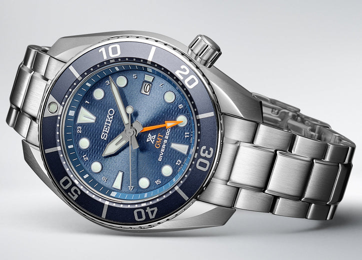 Seiko Prospex Aqua Sumo Solar GMT Diver D SFK001J1 Watch | Jura Watches
