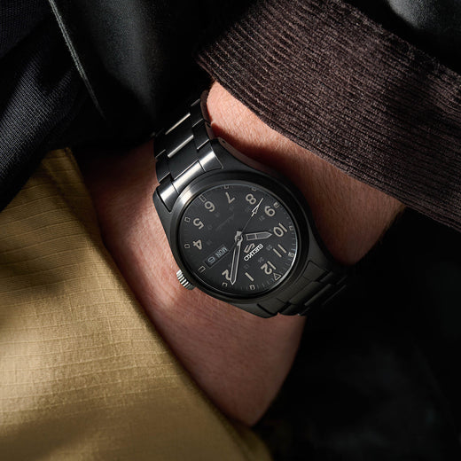 Seiko Watch 5 Sports Field Stealth SRPJ09K1 Watch | Jura Watches