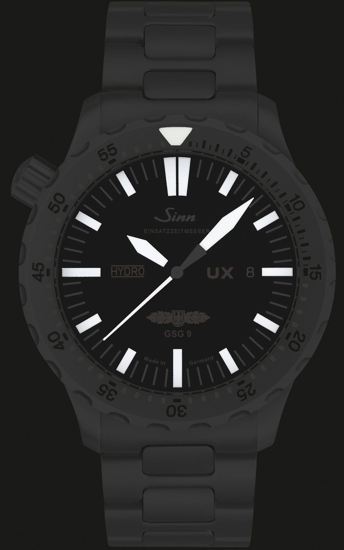 Sinn UX GSG 9 EZM 2B H-Link Bracelet Watch 403.031 Bracelet Watch ...