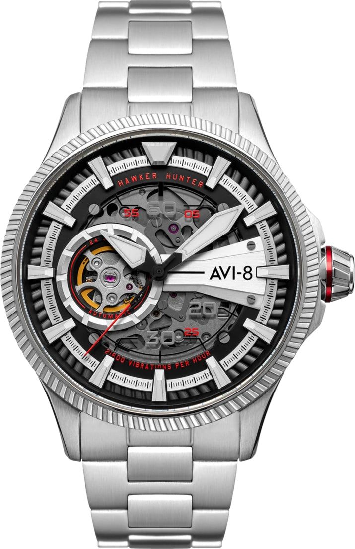 AVI-8 Watch Hawker Hunter Avon Automatic Diables Rouges AV-4078-22 ...